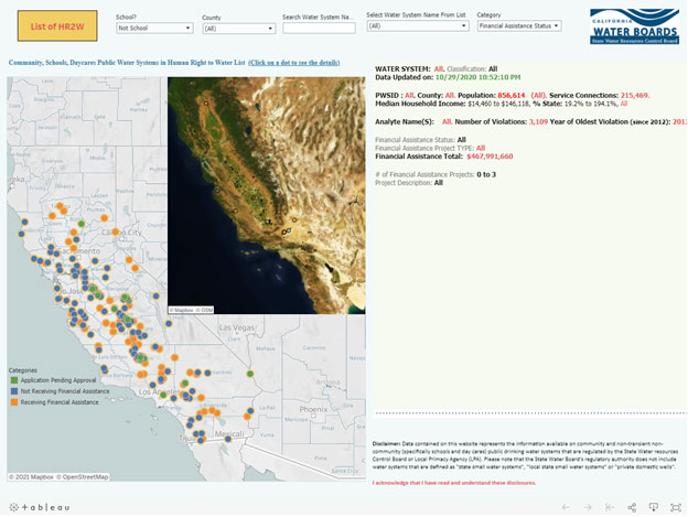 SAFER Maps and Data | California State Water Resources Control Board
